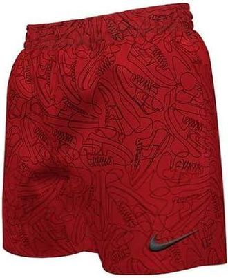 Nike Nike Maillot de bain Garçon 4 Volley Short, rouge, XL