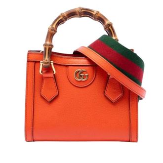 Gucci Pre-owned Diana Mini Bag - - Pre-owned - Damen - Orange - ONE SIZE