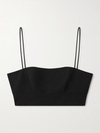 Gabriela Hearst Haut Raccourci En Lin Blazie - Noir