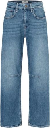 M.A.C Ohio Barrel Jeans - Femme - Jeans - Bleu - Taille: 42 FR