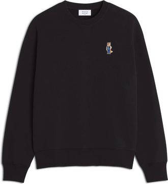 Maison Kitsuné Herren, Sweatshirts & Hoodies, Schwarzk, XLGröße