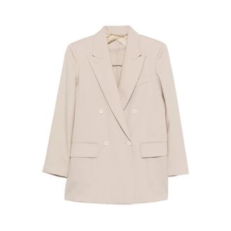 Max Mara Mxmmitico Double-Breasted Blazer - - Jackets - Damen - Beige - XS