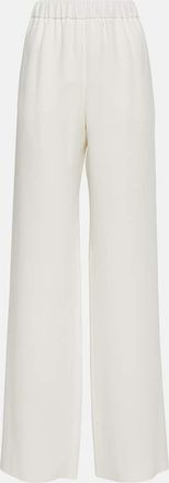 Valentino Weite High-Rise-Hose aus Seide
