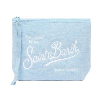 MC2 Saint Barth Femme, Sacs, Bleu, Taille: ONE Size Aline Sponge Clutch
