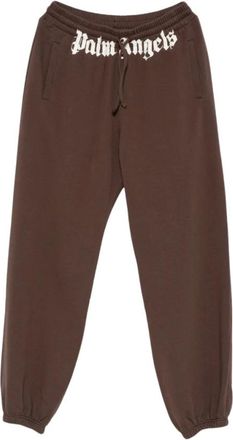 Palm Angels Homme, Pantalons, Brun, Taille: S Classic Logo Track Pants