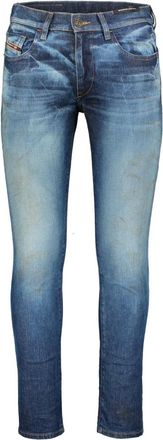 Diesel Homme, Jeans, Bleu, Taille: W29 Jean Slim Bleu Clair avec D&eacute;tails dUsure
