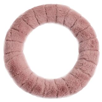 Amosfun Weihnachtskranz DIY 25cm Pl&uuml;sch Kranz Rohling Weihnachten Schaum Kranz Blumenkranz Basteln Zuf&auml;llige Farbe Schaufenster T&uuml;r Wand Fenster Kamin Party W