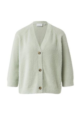 Comma Cardigan Strickjacke Flauschiger Strickcardigan mit 3/4-&Auml;rmeln