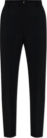 Dolce & Gabbana Femme, Pantalons, Noir, Taille: 36 FR Pantalon &agrave; pli marqu&eacute;