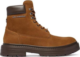 Karl Lagerfeld Schn&uuml;rschuhe Miles KL10252 Braun