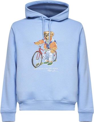 Polo Ralph Lauren Homme, Sweatshirts et sweats &agrave; capuche, Bleu, Taille: M Austin Summer Bear Sweat &agrave; capuche