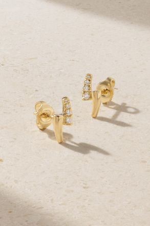 Melissa Kaye Lola Ohrringe Aus 18 Karat Gold Mit Diamanten