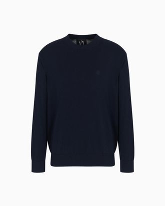 A|X Armani Exchange Mens, Icon Project, emboidered Logo Not Water Resistant, Deep Navy, XXL