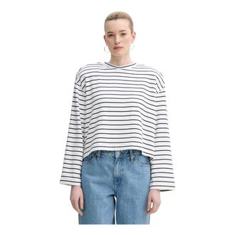 Gestuz Longsleeve - - Tops - Damen - Wei&szlig; - XS
