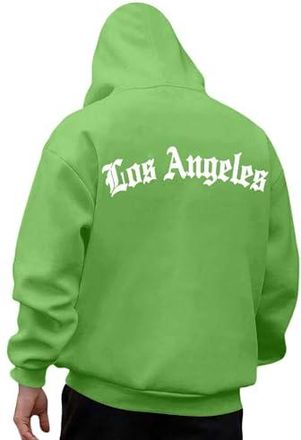 Generic 2026 Sweat &agrave; Capuche Tendance pour Homme avec Motif imprim&eacute; dans Le Dos, Sweat-Shirt Chaud pour la Mode hivernale, Haut Confortable, Tenue d&eacute;contract&eacute;