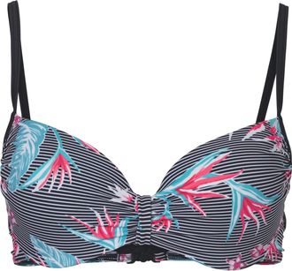 Firefly Damen Bikini Miriam II Bikini, Flower/Stripes, 42B, 4034997