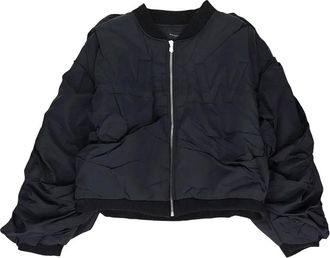 Who Decides War by Ev Bravado veste bomber à design drapé - Noir