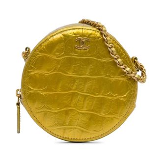 Chanel Pre-owned Round Shoulder Bag - - Pre-owned - Damen - Gelb - ONE SIZE