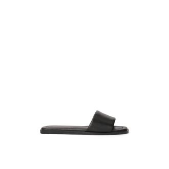 Kazar Schwarze Mules mit Slip-On auf einer flachen Sohle - - Shoes - Damen - Schwarzk - 39 EU