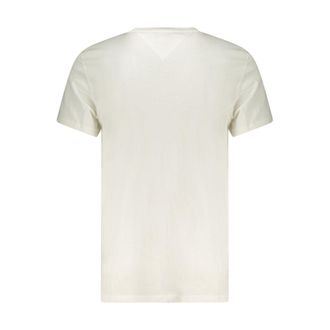 Tommy Hilfiger Logo-Embroidered Cotton T-Shirt - White