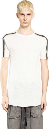 Thom Krom Spliced Viscose Linen T-Shirt