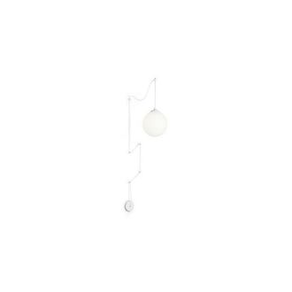 Ideal Lux Ideal Lux Boa - 1 Light Globe Deckenanh&auml;nger Wei&szlig;, E27