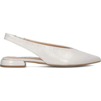Notre-V Wei&szlig;e Slingbacks mit spitzer Zehenpartie - - Shoes - Damen - Wei&szlig; - 39 EU
