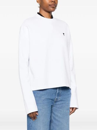Ami Contrasted Ami De Coeur Sweatshirt