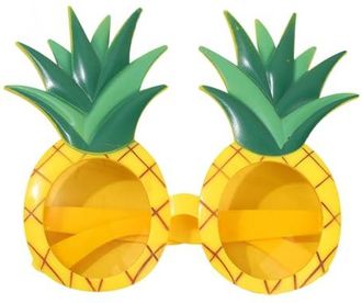 Generic Lunettes de soleil ananas pour femme, lunettes de soleil en forme dananas cool pour l&eacute;t&eacute;, femmes, hommes, enfants, adultes, piscine, f&ecirc;te, cabine phot