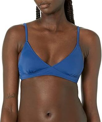 Amazon Essentials Haut de Maillot de Bain Bikini Classique Soutien Léger Femme, Bleu Profond, 38