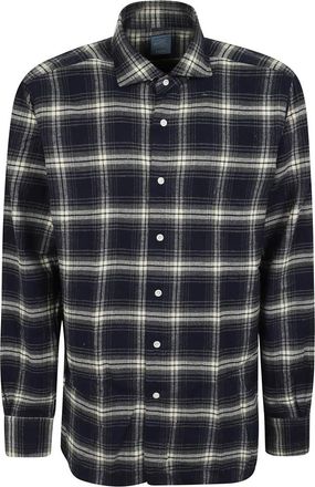 Barba Neck Shirt - - Shirts - Herren - Blau - XL