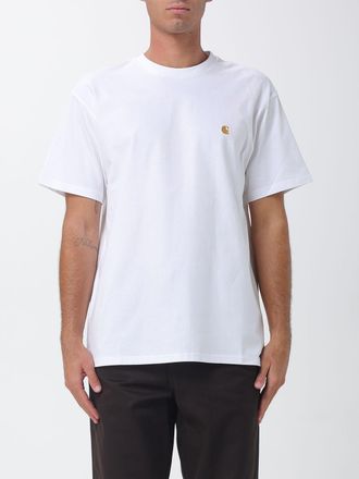 Carhartt Work in Progress T-shirt en coton avec logo brod&eacute; et &eacute;paules tombantes