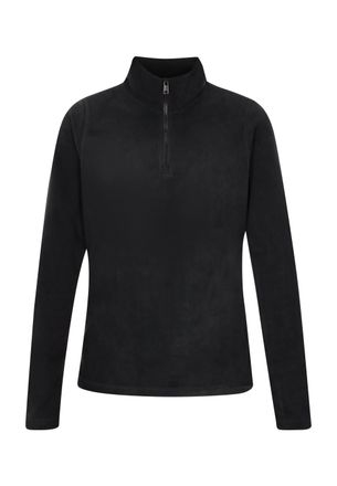Mymo Fleecepullover Damen schwarz