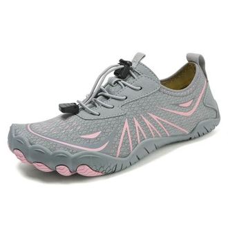 Generic YUJIEBB Chaussures de plage antid&eacute;rapantes pour homme avec 5 doigts, Gris/rose, 40 2/3 EU