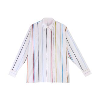 Paul Smith Femme, Blouses et Chemises, Multicolore, Taille: 40 FR Camicia Riga Pittore