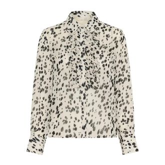 Part Two French Oak Dot Shirt - - Blouses & Shirts - Damen - Mehrfarbig - 2XS