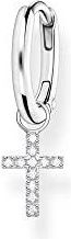 Thomas Sabo Boucles doreille 925 Argent Oxyde de Zirconium femme, Argenté, OneSize - CR709-051-14