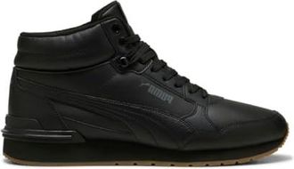 Puma ST Runner V4 MID (40289301) Baskets montantes pour homme Noir Confortable Fonctionnel &agrave; lacets Automne/Hiver Confortable et &eacute;l&eacute;gant pour tous les jour