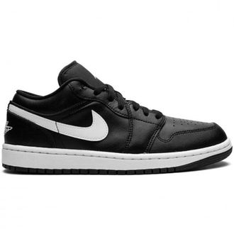 Nike Homme, Chaussures, Noir, Taille: 38 1/2 EU Air Jordan 1 Low Mixte Baskets Noires