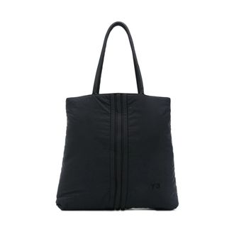 Yohji Yamamoto Schwarze Gepolsterte Handtasche - - Bags - Damen - Schwarzk - ONE SIZE