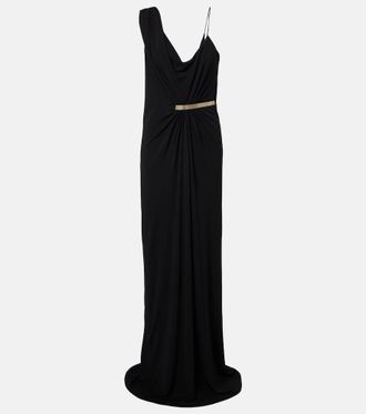 Tom Ford Robe longue &agrave; dos nu en cr&ecirc;pe