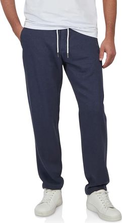 Riverso Leinenhose Herren lang Regular Fit RIVMarco Sommerhose Freizeithose Einfarbig, Gr&ouml;&szlig;e:5XL, Farbe:Navy
