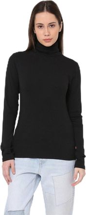 Levi's Damen Dreamy Turtleneck Hemd, Caviar, X-Large