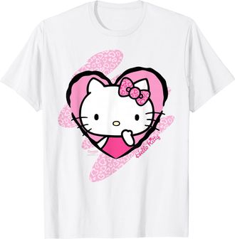 Hello Kitty Love Heart Pose zum Valentinstag, niedlich, lustig, XOXO Classic T-Shirt