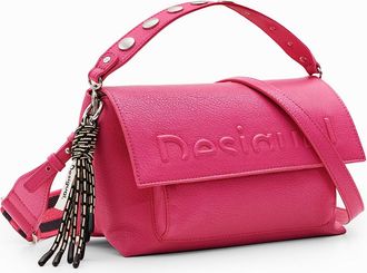 Desigual Womens BOLS_Half Logo Venecia Across Body Bag, Red