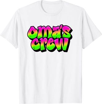 BDAZ Omas Crew Graffiti Enkelkinder Enkelin Enkelsohn T-Shirt
