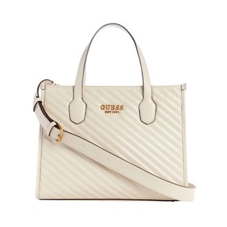 Guess Silvana 2-Fach Tote Bag - - Bags - Damen - Wei&szlig; - ONE SIZE