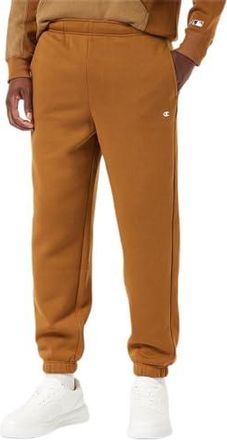Champion Legacy Authentic Pants-C-Logo Powerblend Fleece Elastic Cuff Pantalon de survêtement pour Homme, Marrone Chiaro, XL