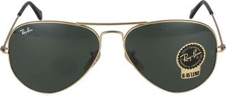 Ray-Ban unisex, Accessoires, Jaune, Taille: 58 MM Lunettes de soleil Aviator