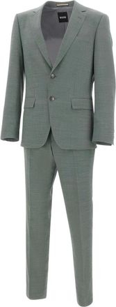HUGO BOSS Homme, Costumes, Vert, Taille: S Single Breasted Suits